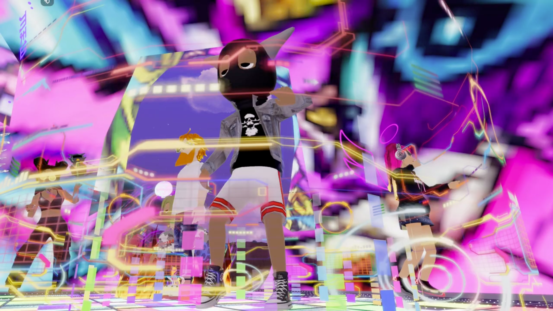 Meta Beast Roaming Party—Virtual Rave in Decentraland